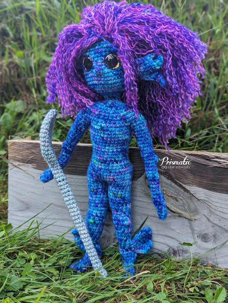 Elemental Water Sprite Amigurumi Crochet Pattern, Body and Disability ...