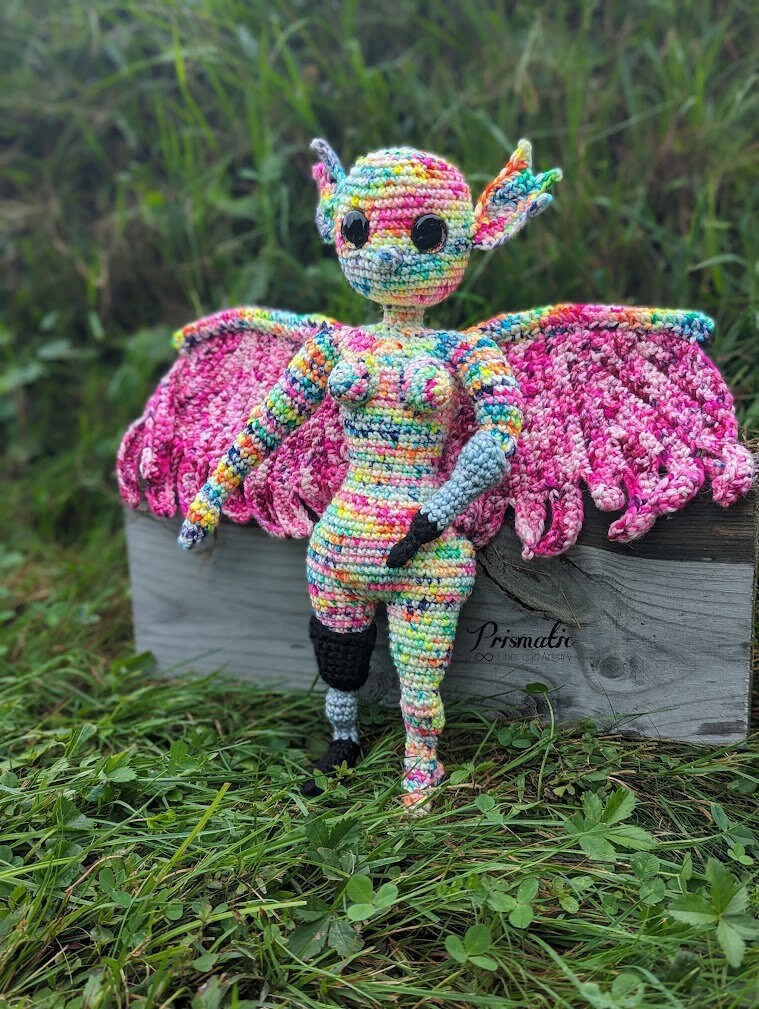 Elemental Air Sprite Amigurumi Crochet Pattern Body and - Etsy