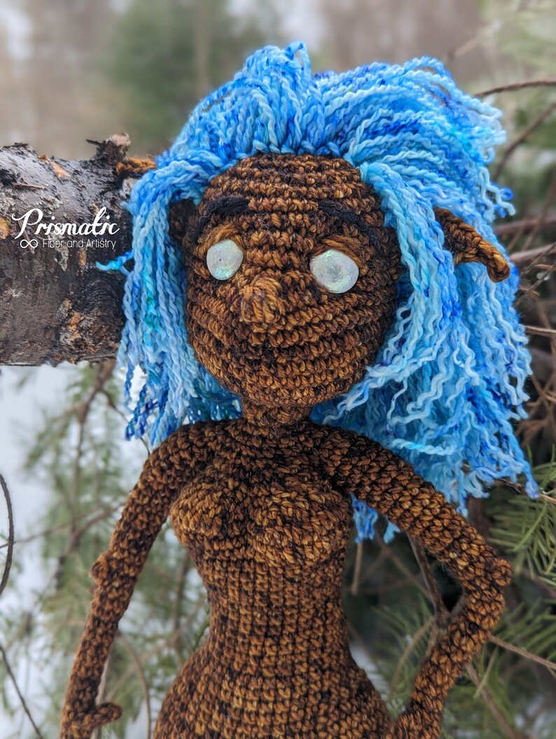 Curvy Faerie Crochet Amigurumi Digital Pattern Crochet Fairy - Etsy