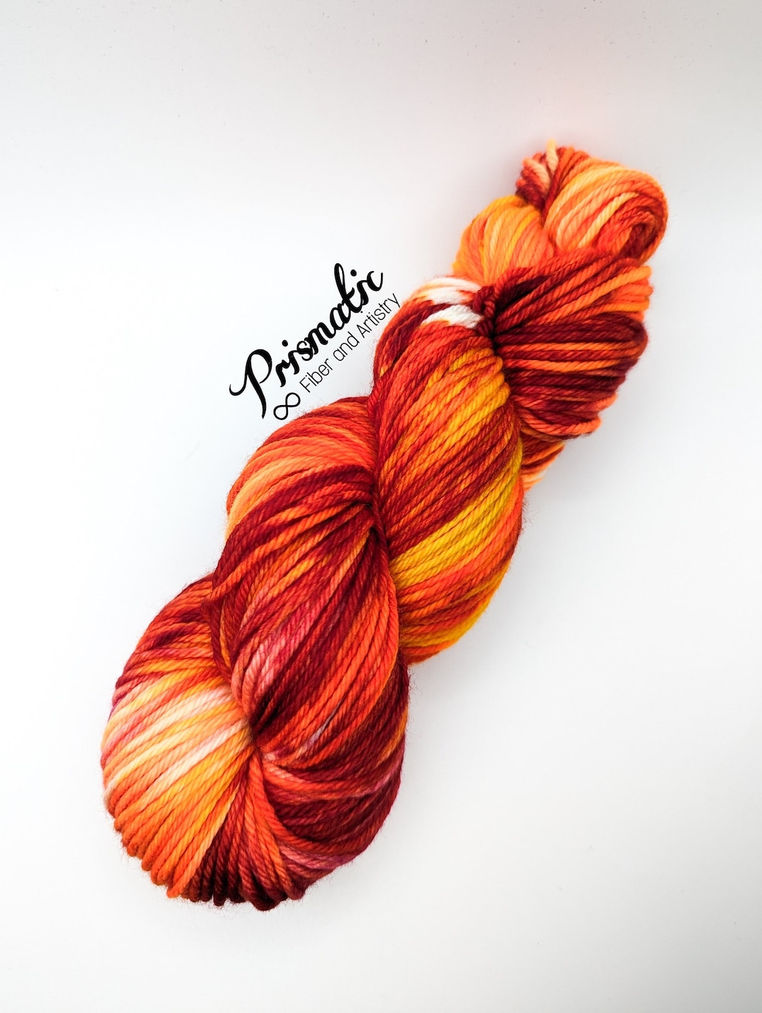 Hand Dyed Yarn, Yellow, Orange, Pink Yarn, fireheart, Merino Wool ...