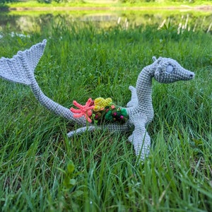 Water Dragon Crochet Amigurumi Digital Pattern, Dragon Crochet Pattern ...