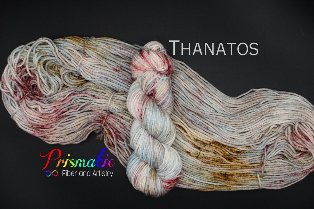 Hand Dyed Yarn, Zombie Colored Yarn, "thanatos” Merino Wool, Merino ...