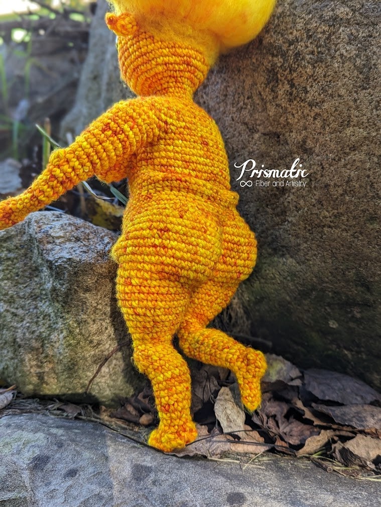 Elemental Fire Sprite Amigurumi Crochet Pattern, Body and Disability ...