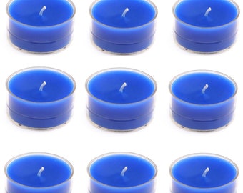 Blue Tea Light Candles - Etsy