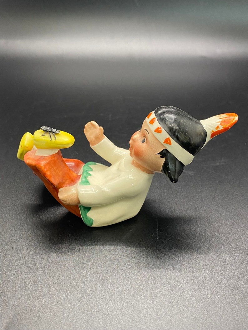 Goebel West Germany Native American Boy With Spider on Foot FX 175 D - Etsy