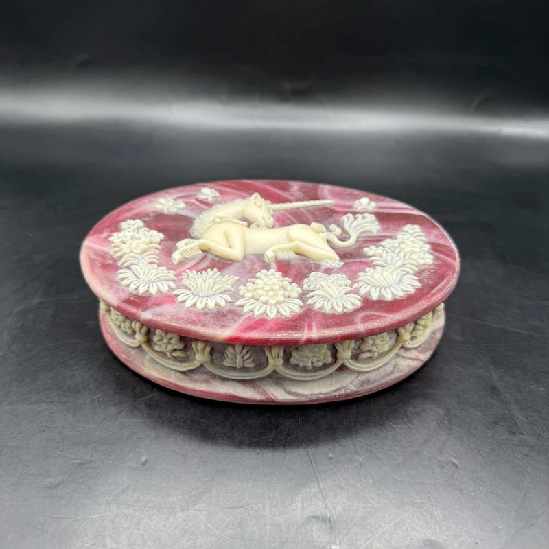 Incolay Jewelry Box - Etsy