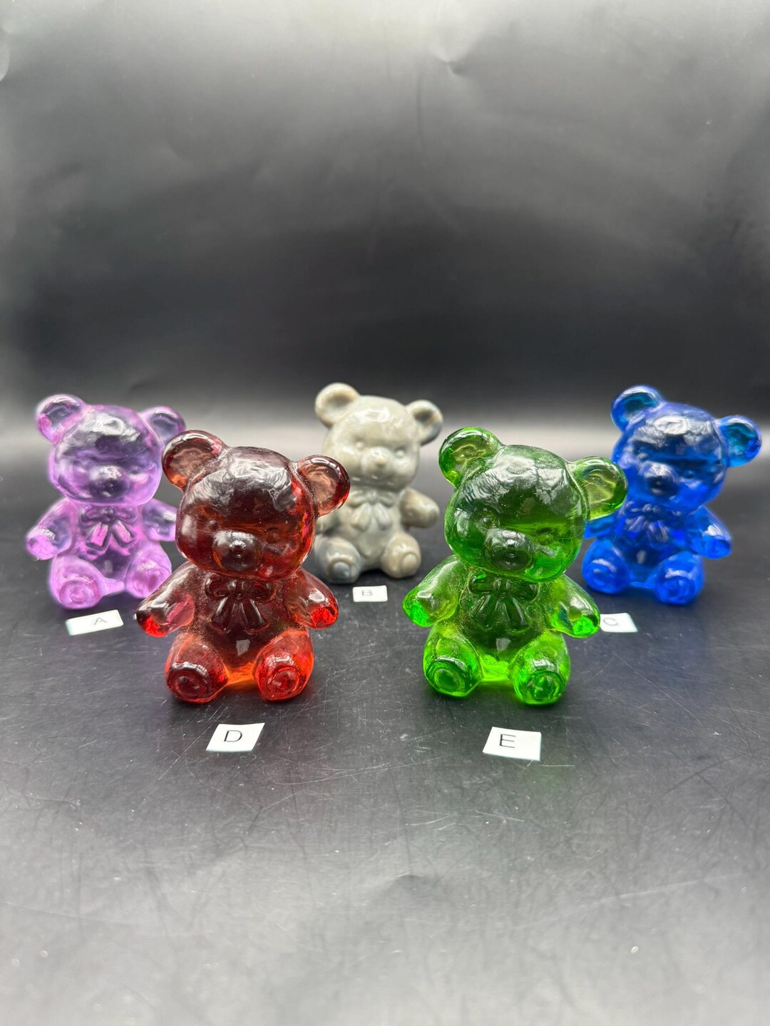 Boyd Art Glass Fuzzy the Bear Figure - Choose From 5 Different Colors ...