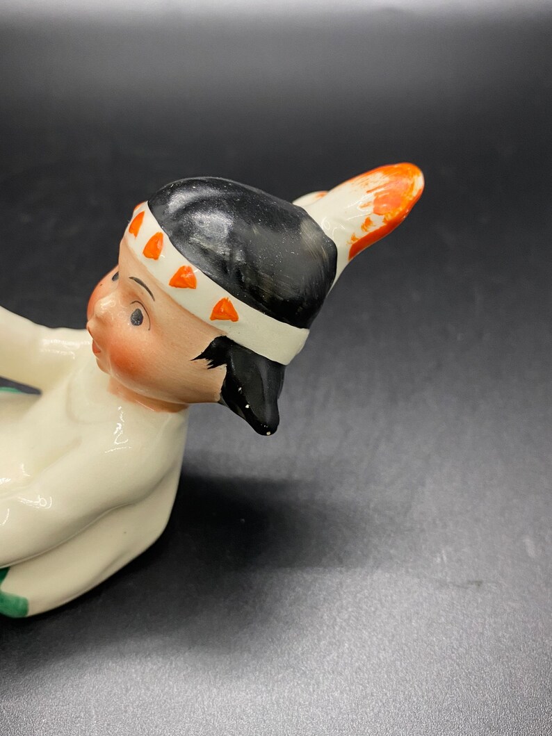 Goebel West Germany Native American Boy With Spider on Foot FX 175 D - Etsy