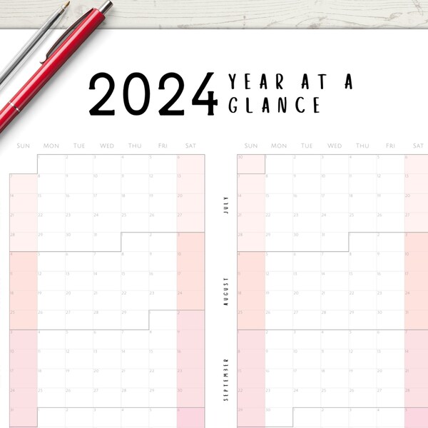 Block Calendar - Etsy