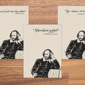 Shakespearean Insults Greeting Cards Set of 10 Envelopes Included - Etsy