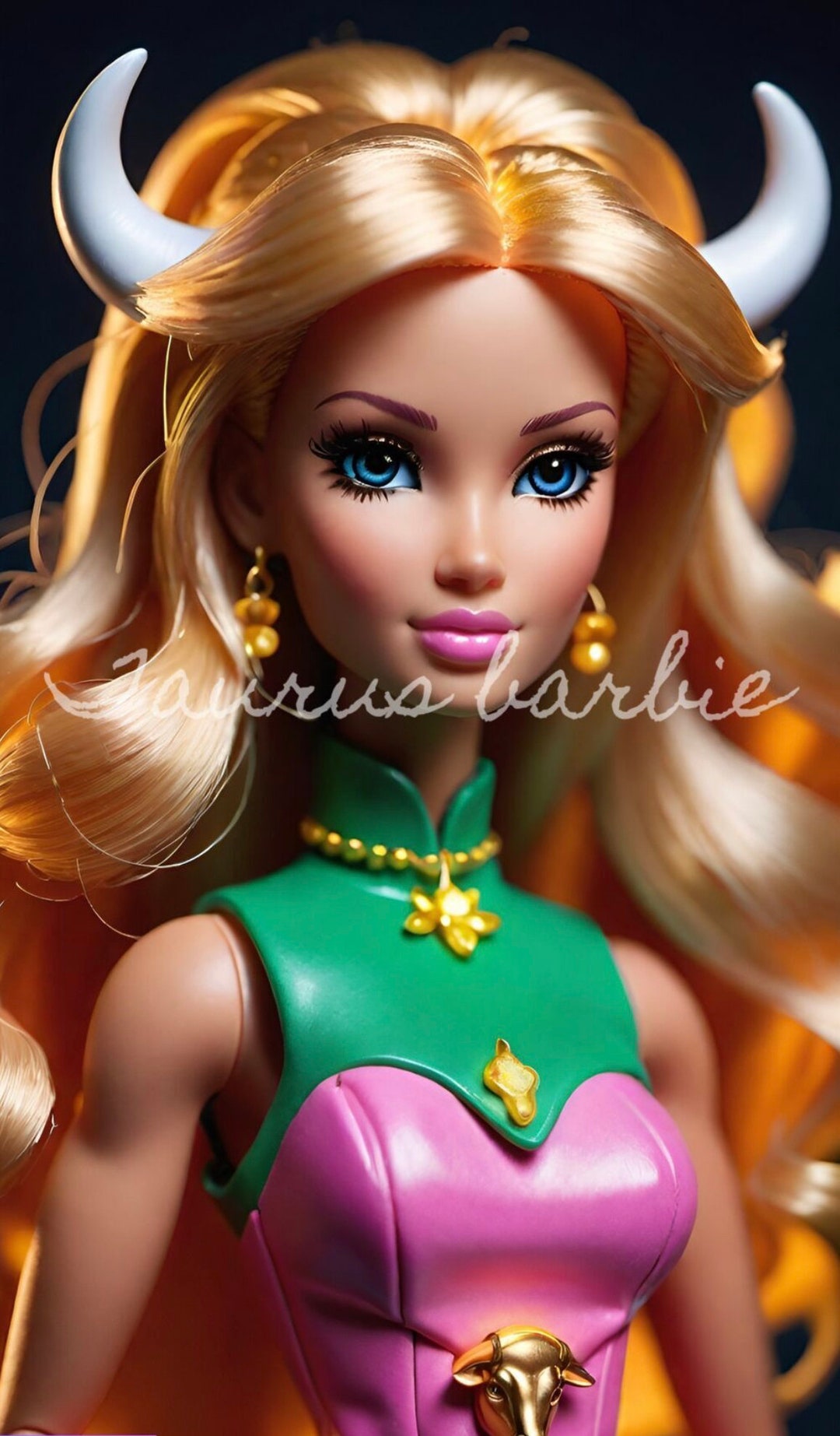 Taurus Barbie Print - Etsy