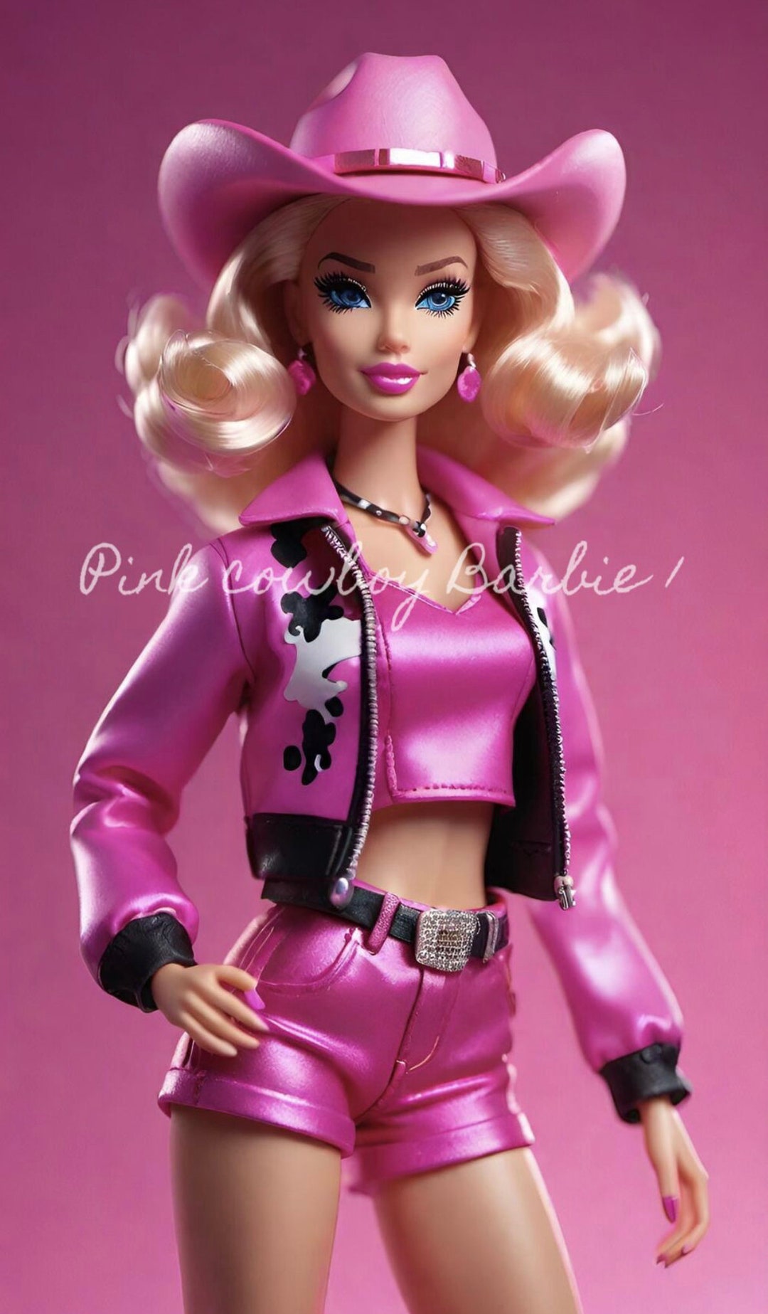 Pink Cowboy Barbie 1 - Etsy