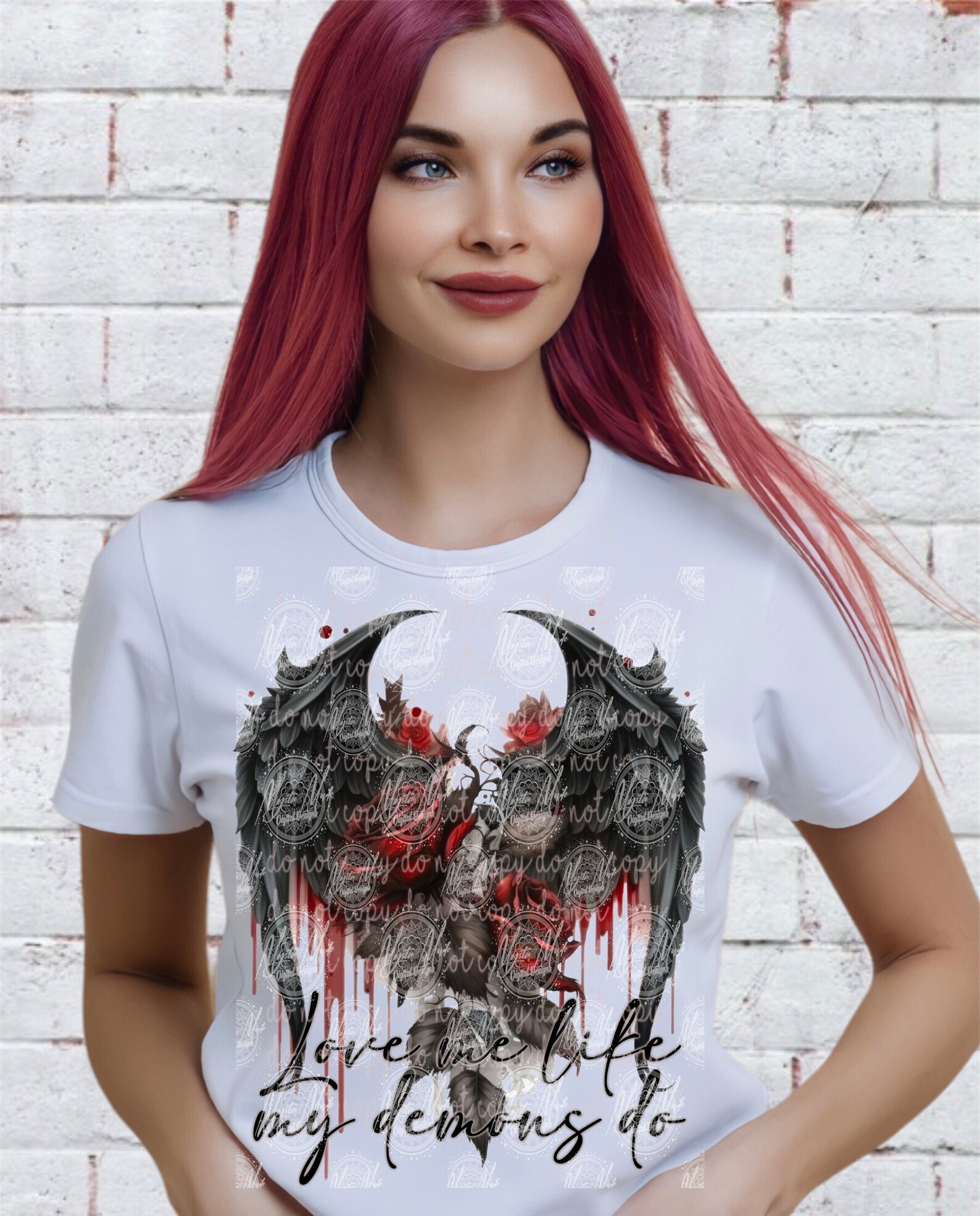 Love Me Like My Demons Do PNG, Sublimation, Waterslide, DTF - Etsy Canada