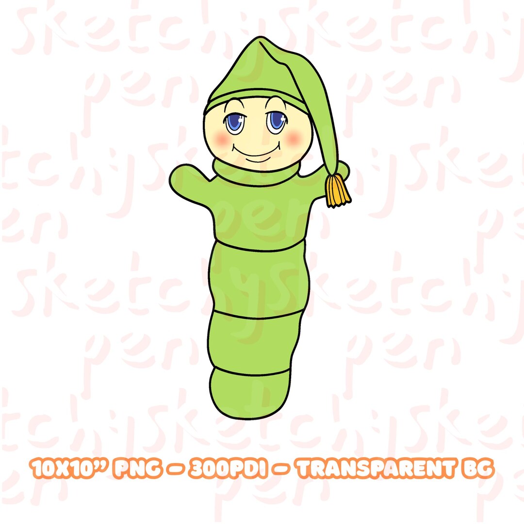 Glow Worm - PNG Image - Clipart - Fan Art - Etsy Australia