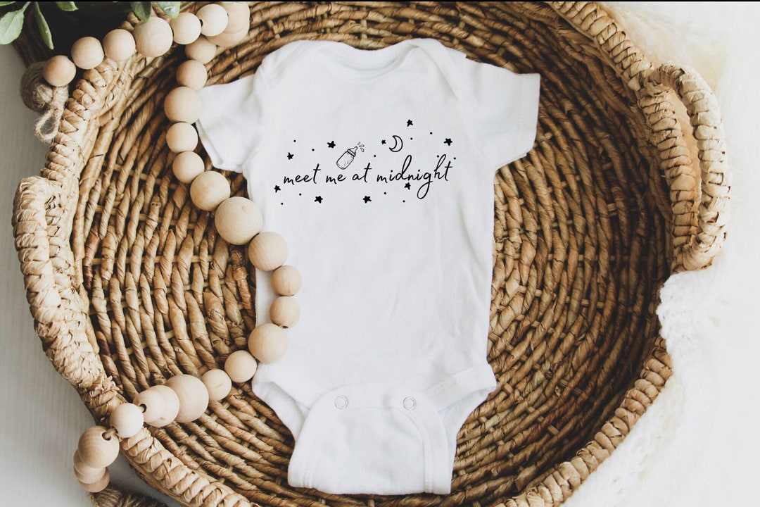 Meet Me at Midnight Onesie®, Funny Newborn Gift, Funny Onesie®, Newborn ...