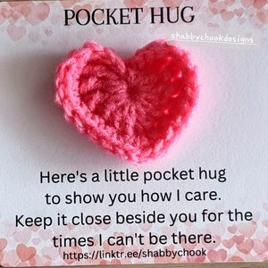 Heartfelt Crochet Pocket Hugs. - Etsy