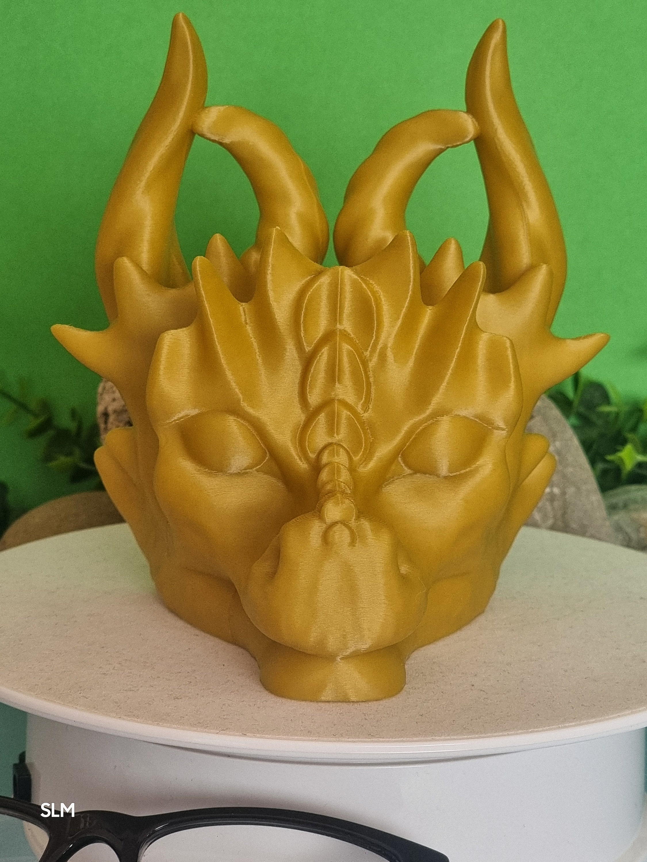 Custom 3D Printed Dragon Head Glasses, Phone or Mail Holder Made to ...