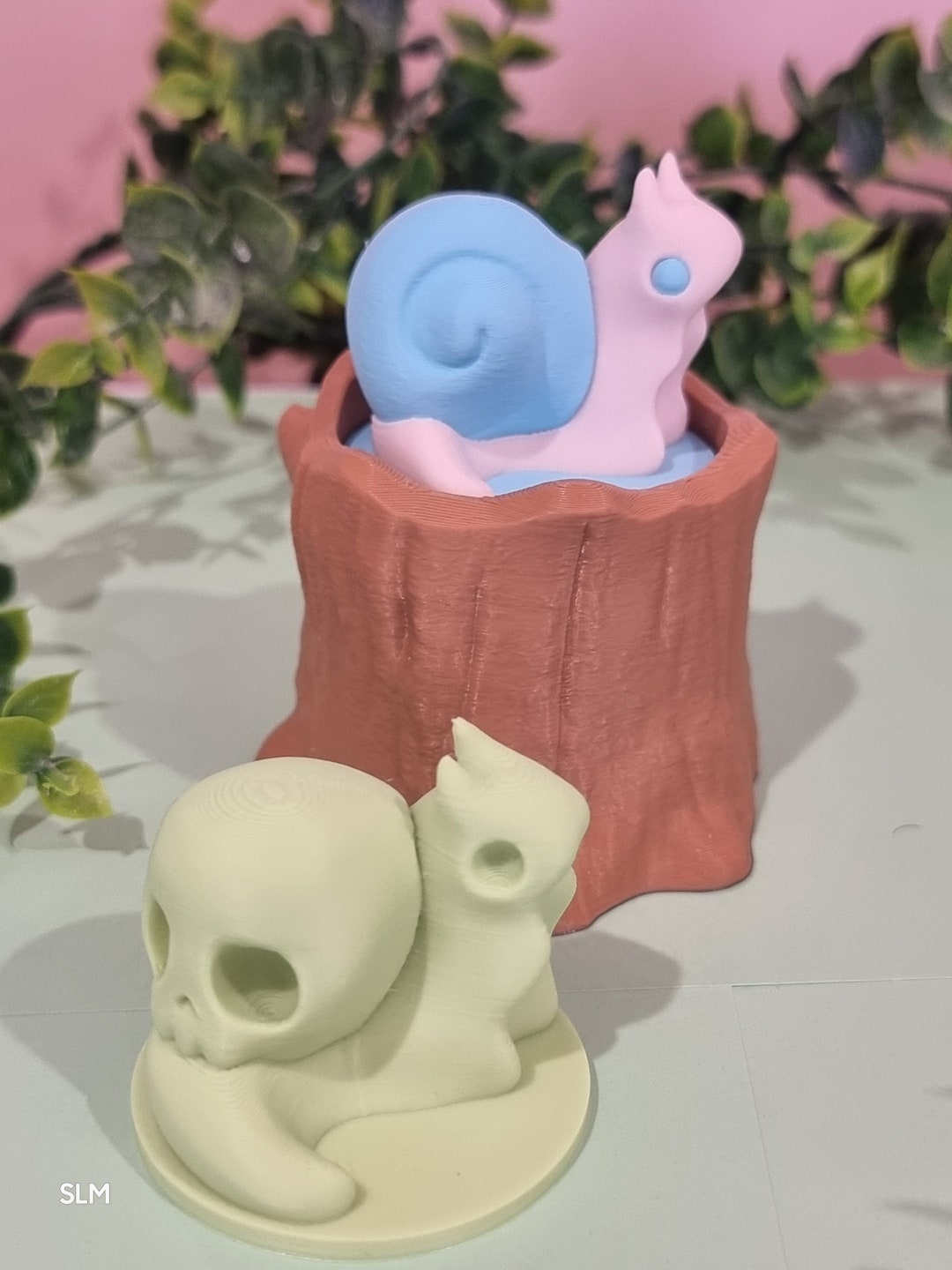 3D Printed Woodland Snail Dice or Trinkets Storage Container Dnd Custom ...