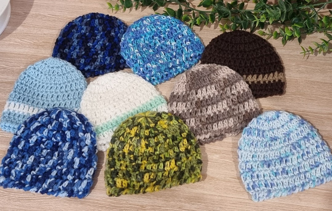 Prem, Preemie, Premmie, NICU Hand Crochet Beanies Hats Bonnets.. - Etsy