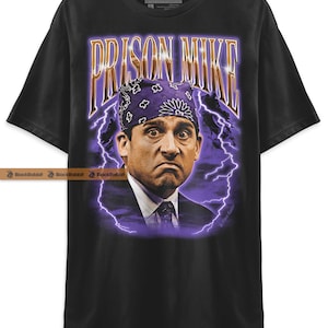 The Office Prison Mike Michael Scott Retro Vintage Bootleg Unisex ...