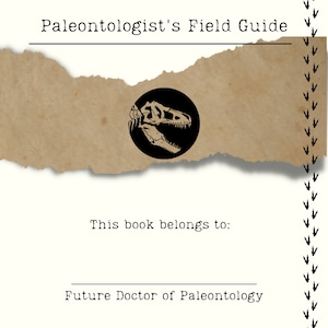 Future Paleontologist's Field Guide Printable - Etsy