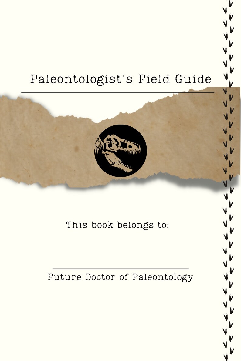 Future Paleontologist's Field Guide Printable - Etsy
