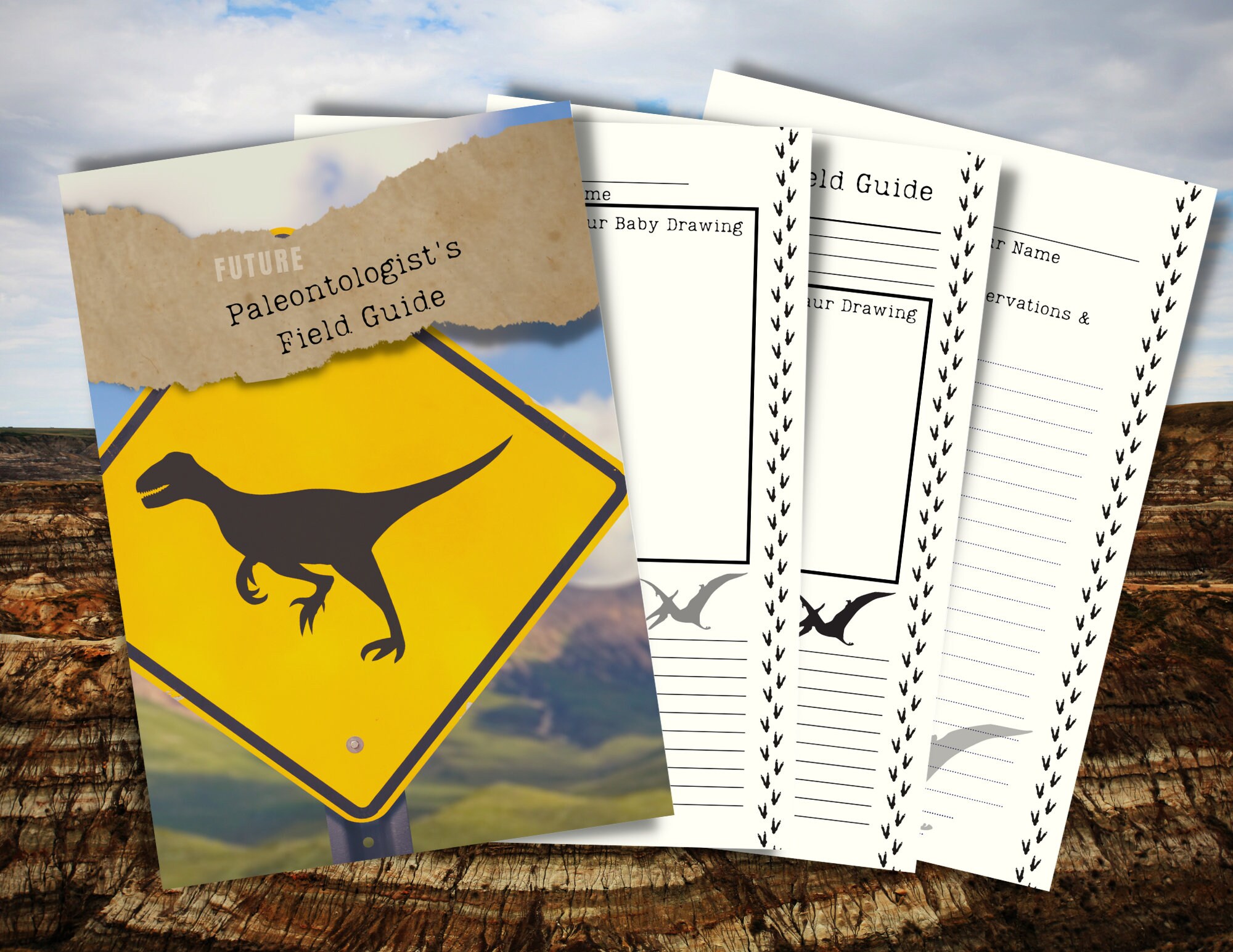 Future Paleontologist's Field Guide Printable - Etsy