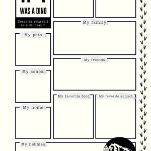 Future Paleontologist's Field Guide Printable - Etsy