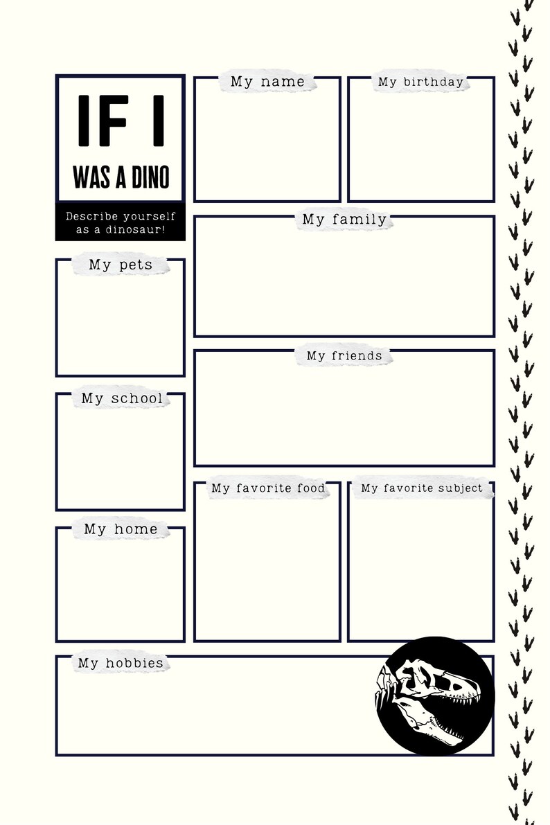 Future Paleontologist's Field Guide Printable - Etsy