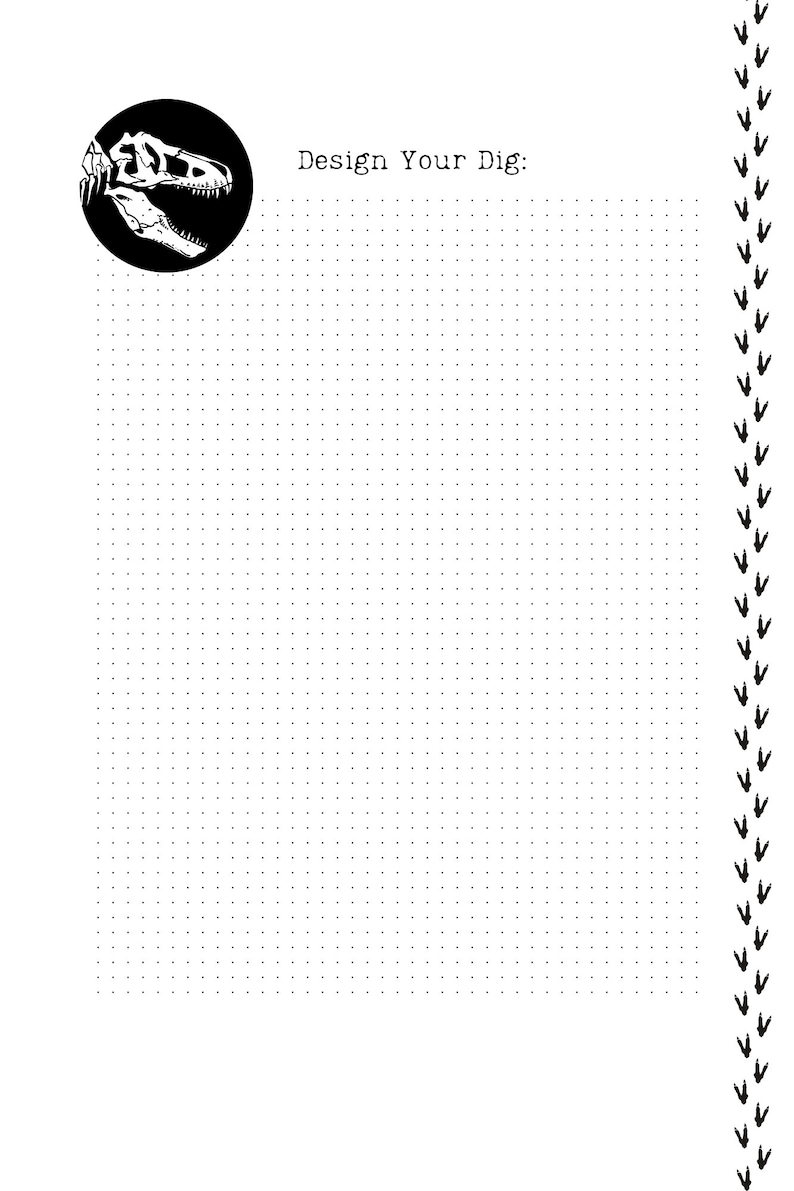 Future Paleontologist's Field Guide Printable - Etsy