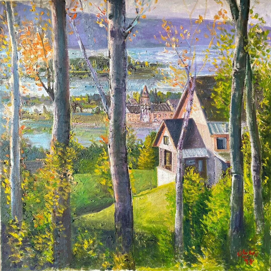 Original Impressionist Oil Painting: Mont-tremblant Landscape, Canadian ...