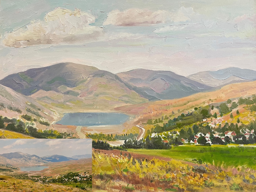 Custom Landscape Painting, Custom Oil Painting, Personalized Original ...