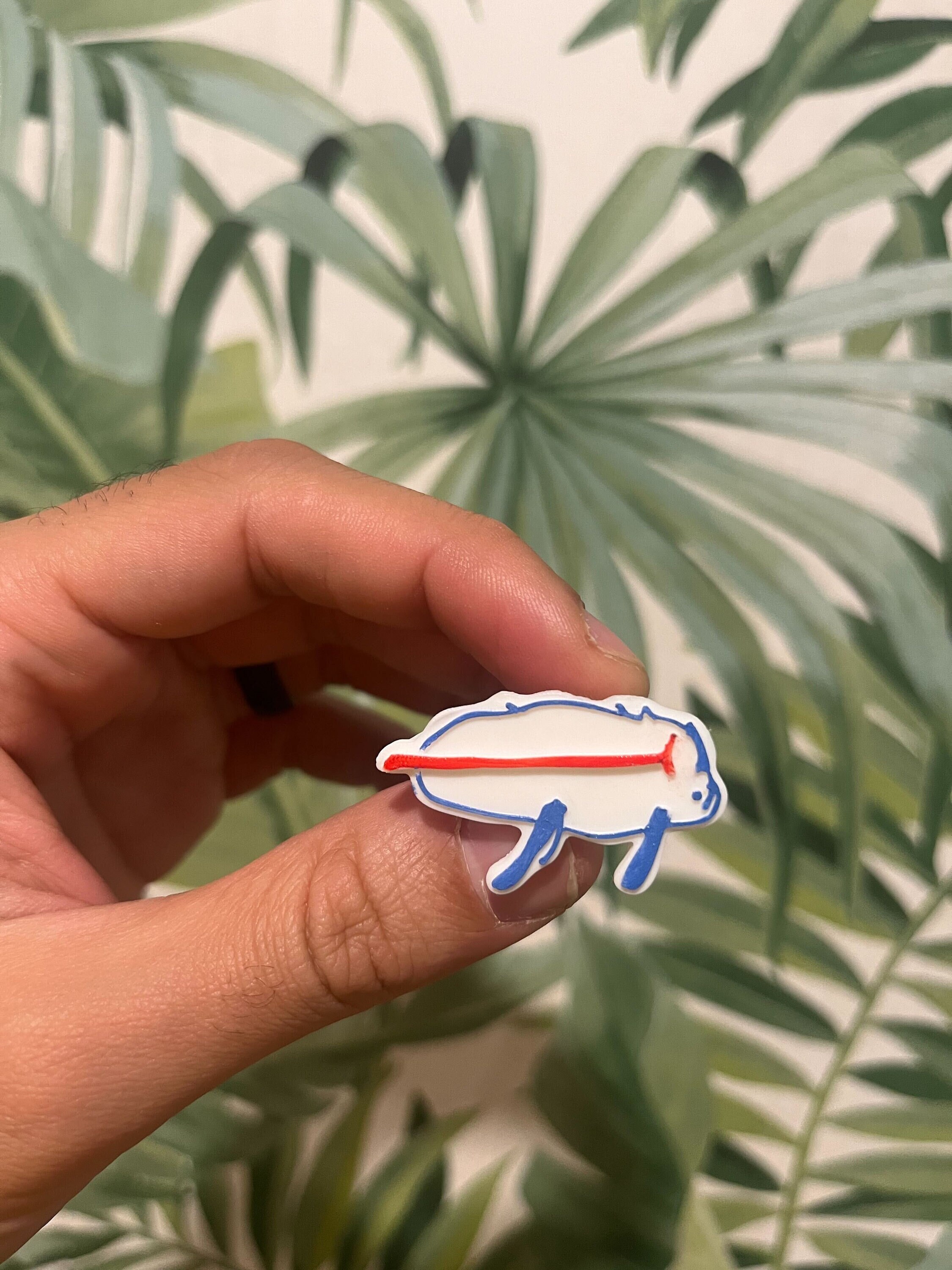 Buffalo Bills Potato Croc Charm - Etsy