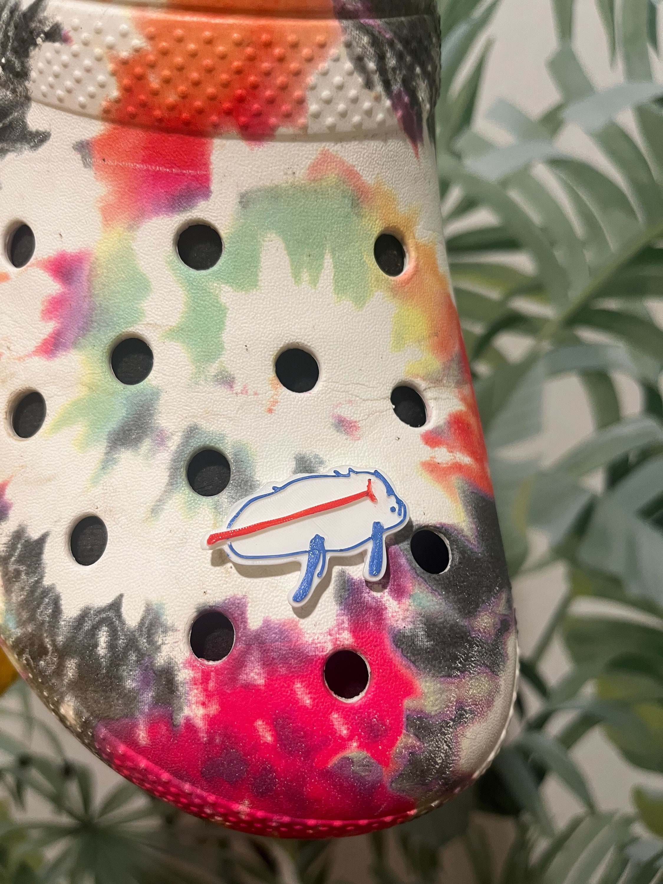 Buffalo Bills Potato Croc Charm - Etsy