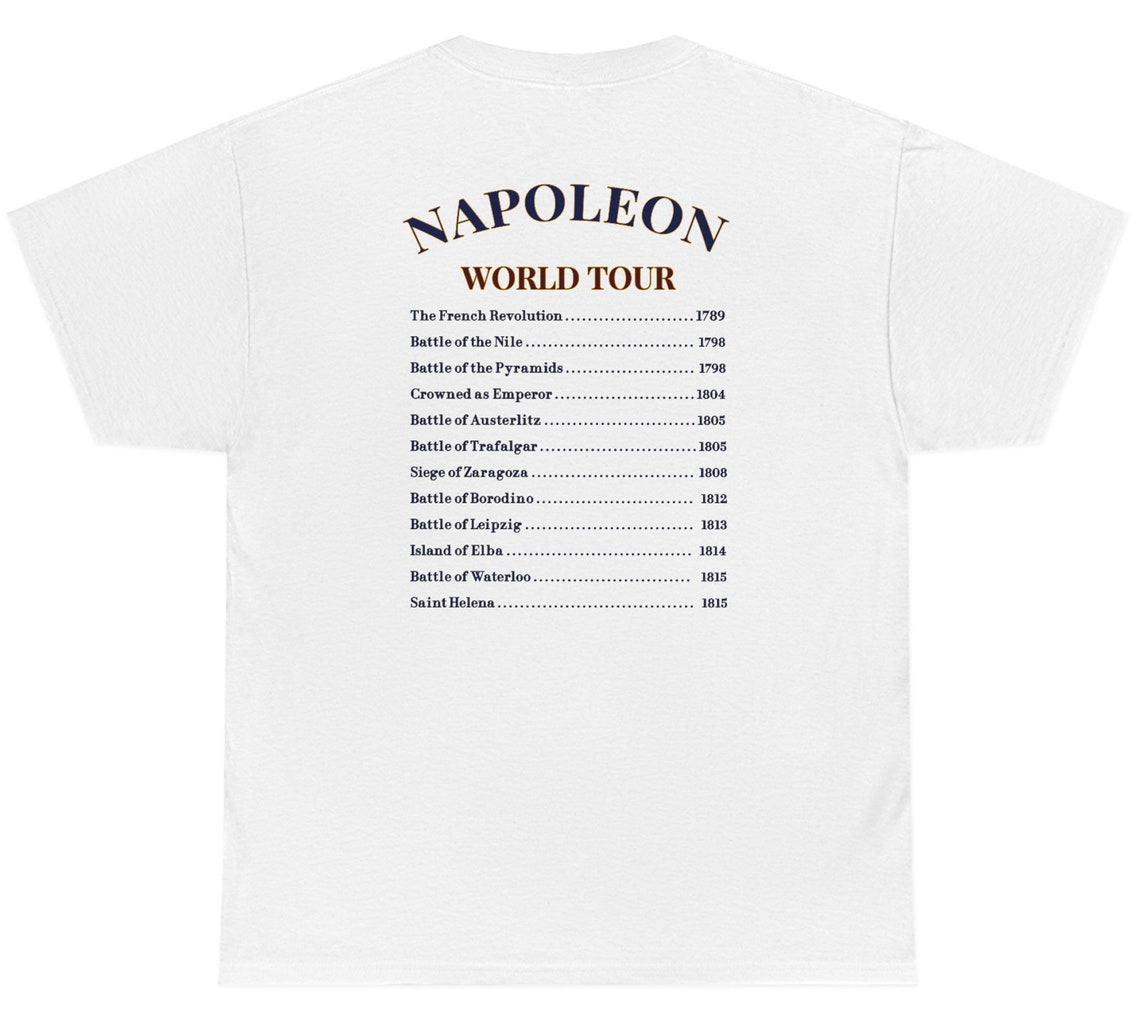 Napoleon Bonaparte Rock Star World Tour Concert Tshirt Battle of the ...