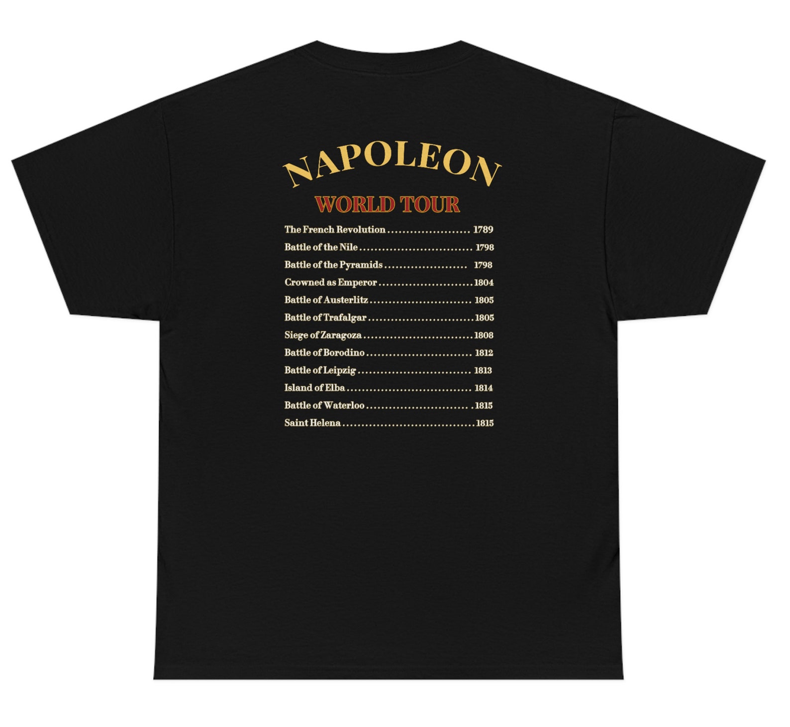 Napoleon Bonaparte Rock Star World Tour Concert Battle of Pyramids ...