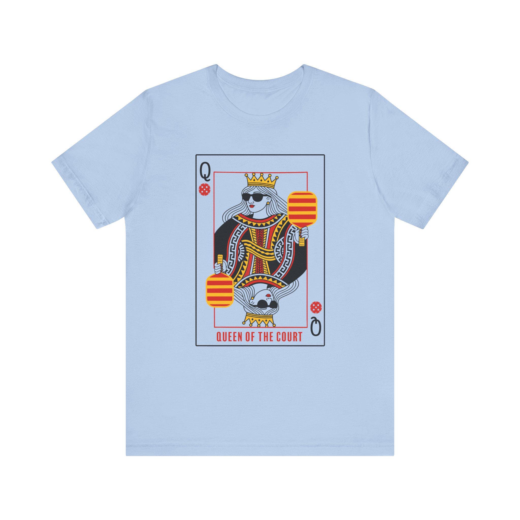 King & Queen of the Court Pickleball Shirts – Funny Pickleball Couple ...