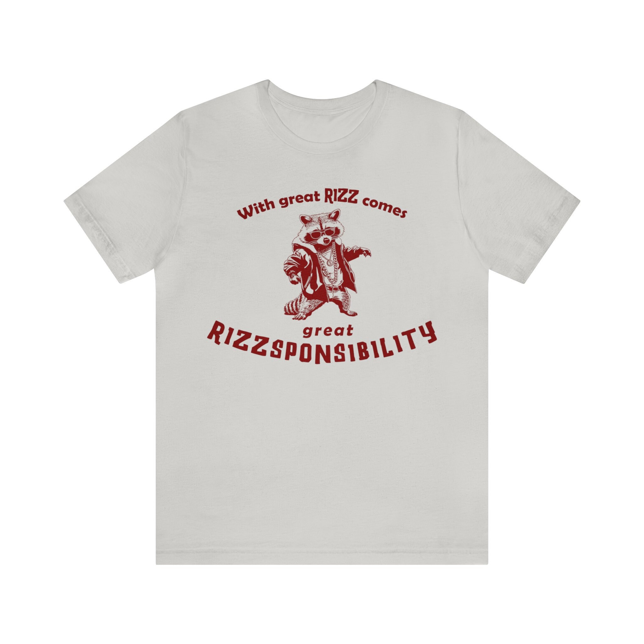 Raccoon Rizz Shirt, Meme T-shirt, Gen Z Humor Tshirt, Funny Animal Tee ...