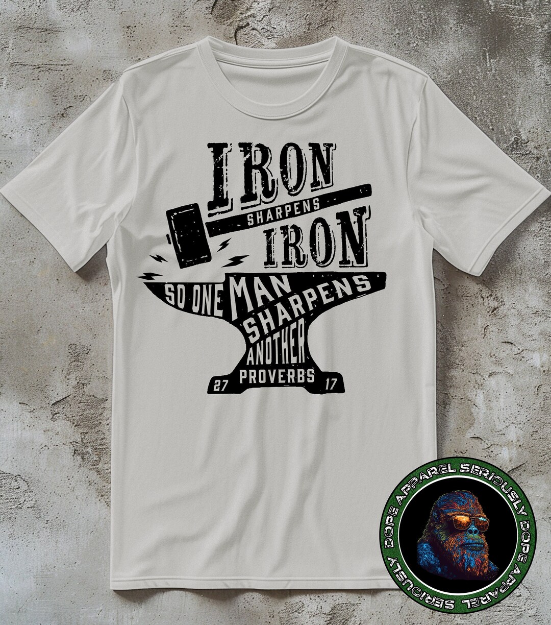 Proverbs Shirt Iron Sharpens Iron, Bible Verse Tee for Men, Christian Tshirts, Bible Shirt, Book ...