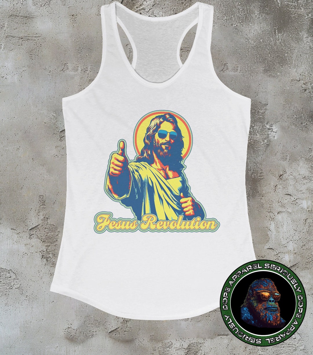 Jesus Revolution Tank Top, Retro Jesus Tank for Women Ladies Woman ...