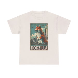 Dogzilla Shirt, Godzilla Dog Tshirt, Corgi Lover Gift, Shiba Inu, Movie ...