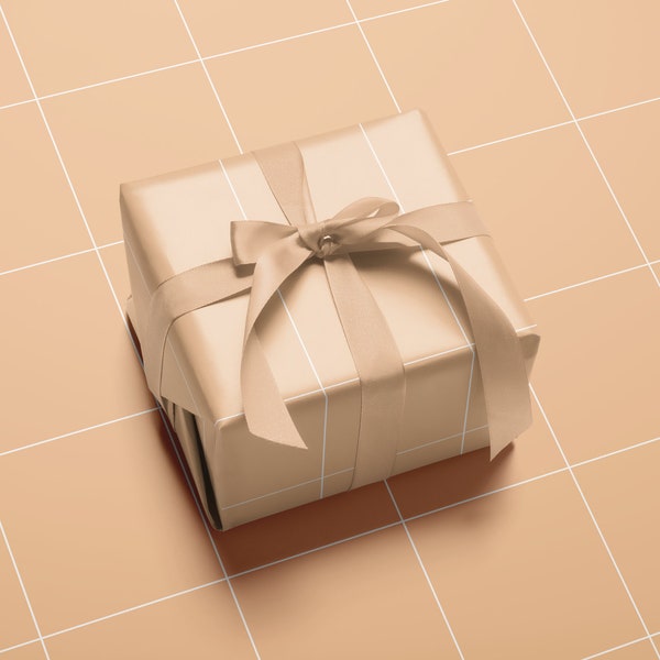 Grid Wrapping Paper - Etsy