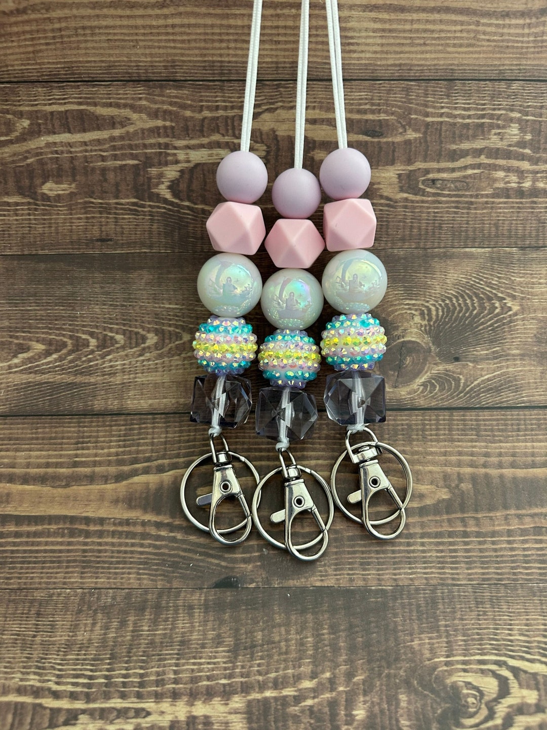 Spring Lanyard Easter Lanyard Teacher Gift I Bunny Lanyard - Etsy