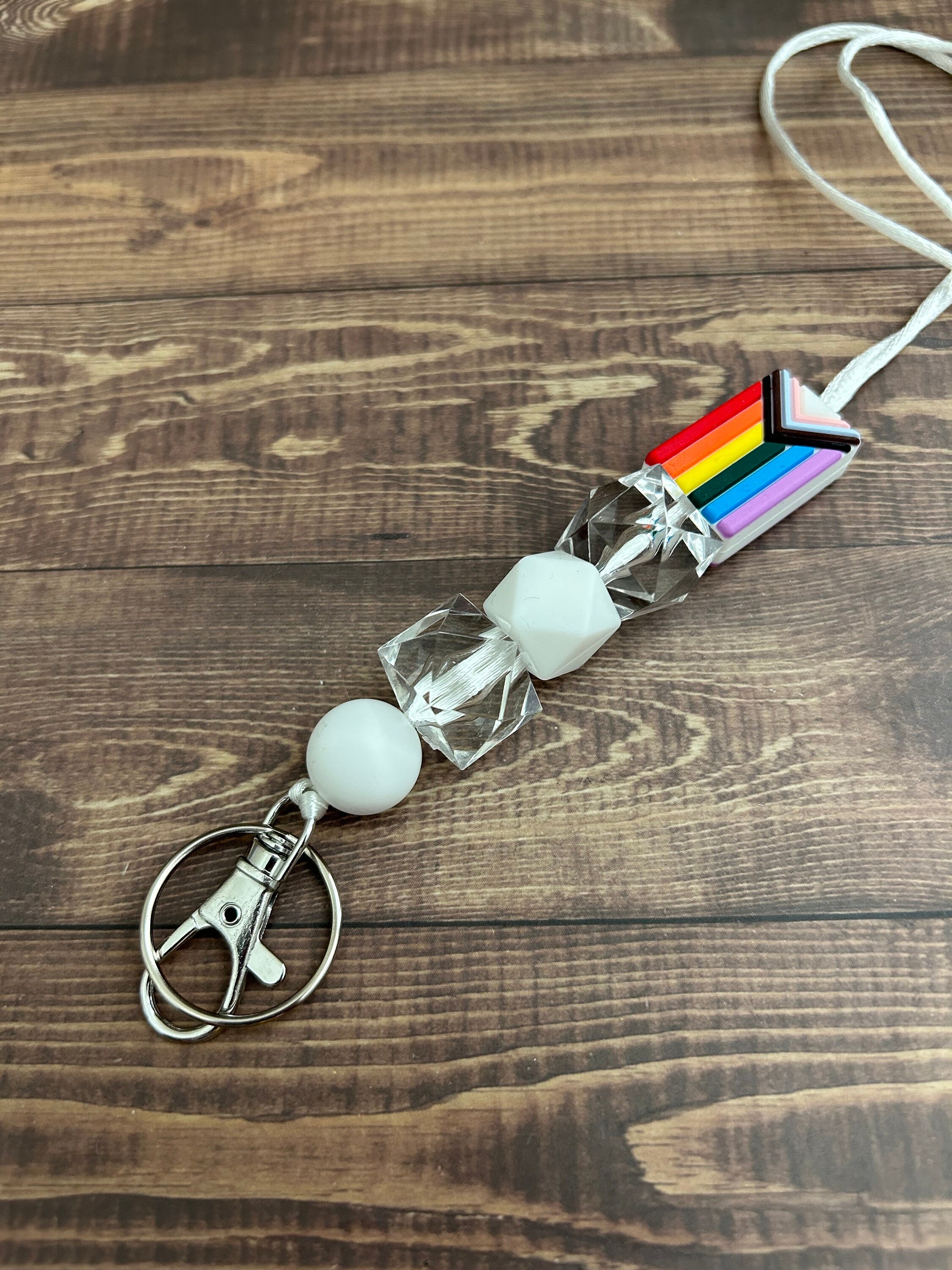 Pride Flag Lanyard teacher Lanyard Lanyard I Pride Gift I Inclusive ...