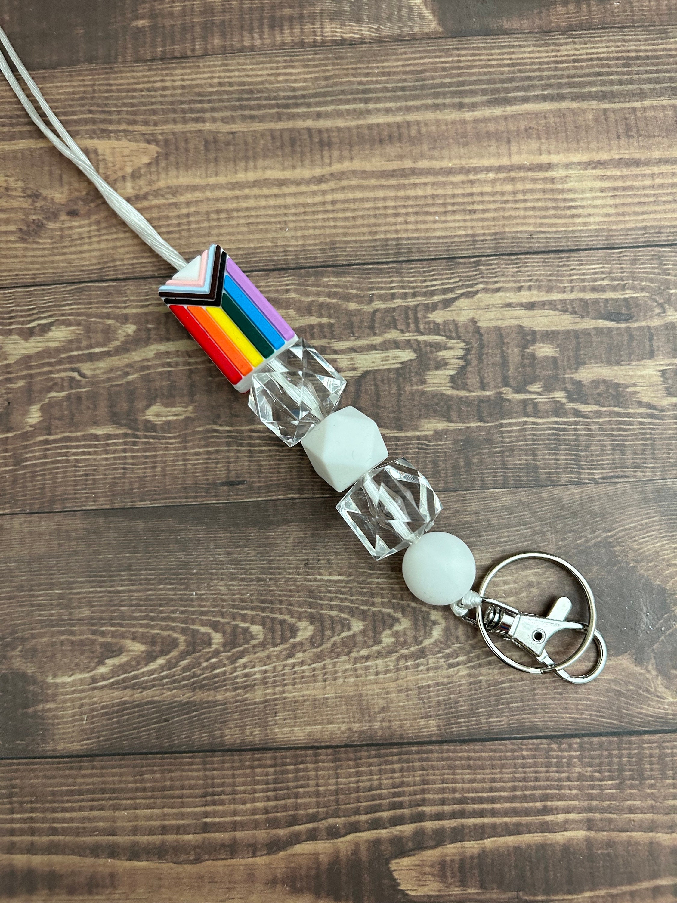 Pride Flag Lanyard teacher Lanyard Lanyard I Pride Gift I Inclusive ...