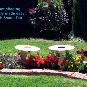 Set of 3 20"d Shade Dots, Plant Shade Umbrella Made in USA - Etsy