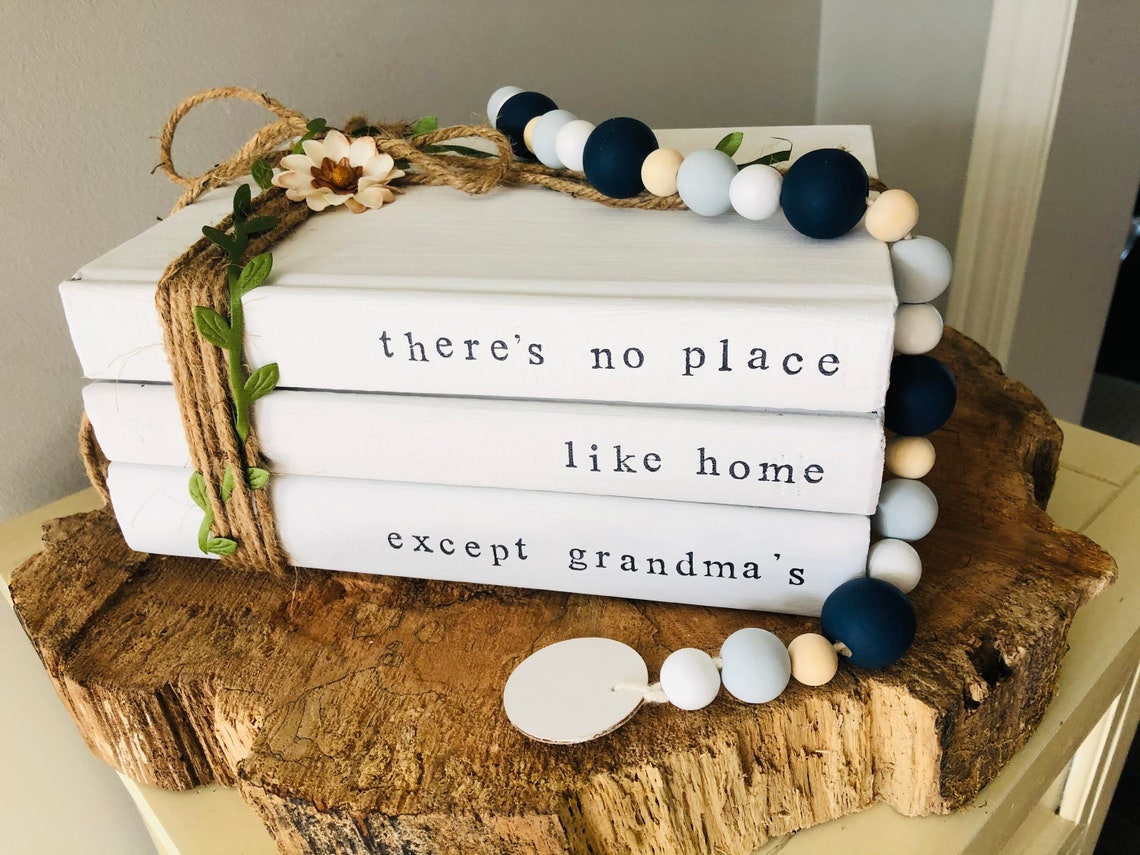 Mothers Day Hand Stamped Books/personalized Books / Custom Name Books ...