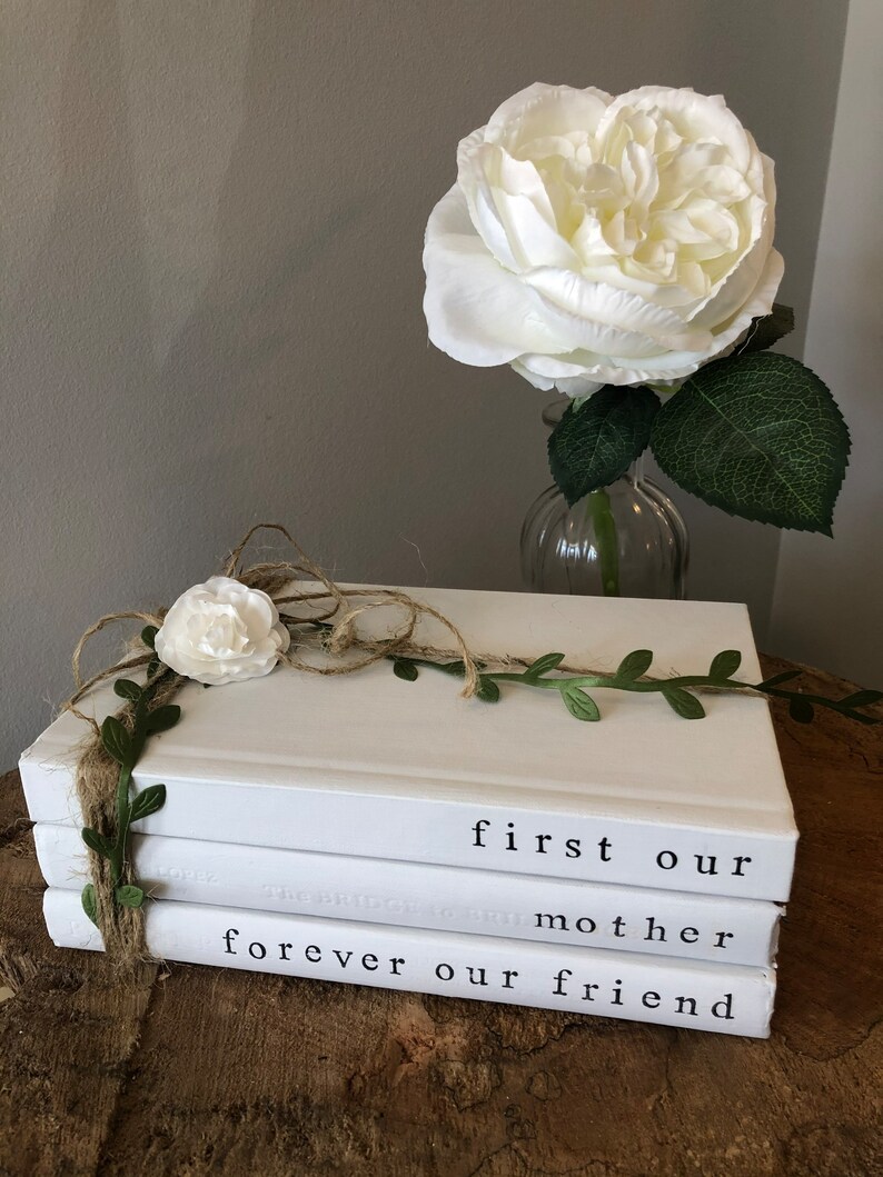 Mothers Day Hand Stamped Books/personalized Books / Custom Name Books ...