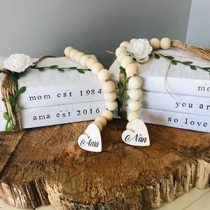 Mothers Day Hand Stamped Books/personalized Books / Custom Name Books ...