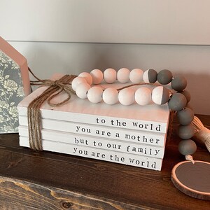 Mothers Day Hand Stamped Books/personalized Books / Custom Name Books ...